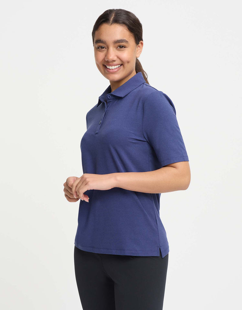 UPF 50+ Sun Protective Polo Shirt for Women - Sensitive Fabric ...